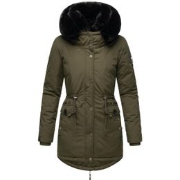 Navahoo Damen Wintermantel "Sweety Deluxe", gr&uuml;n, Gr. XS, Obermaterial: 60% Baumwolle, 40% Nylon. Futter: 100% Polyester. Wattierung: 100% Polyester.