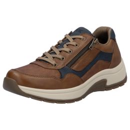 Rieker Herren Sneaker, Gr. 41, bunt, Leder, Lederimitat, Schuhe, Halbschuh, Freizeitschuh, Schn&uuml;rschuh in bequemer Form