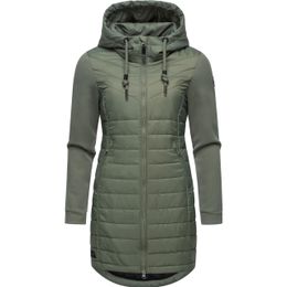 Ragwear Damen Steppmantel "Lucinda Long", gr&uuml;n, Gr. 5XL, Obermaterial: 100% Polyester. Obermaterial &Auml;rmel: 100% Baumwolle. Futter: 100% Polyester.