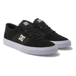 DC Shoes Herren Sneaker "Teknic", Gr. 8, schwarz-wei&szlig;, Obermaterial: Leder (Kuh) / Futter: Textil / Au&szlig;ensohle: Gummi., Schuhe