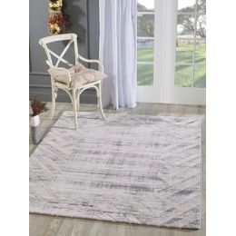 Teppich Sanat, B:120cm H:12mm L:160cm, grau, Kunstfaser, Wohnzimmer, Teppiche, "Harmony 3207, auch als L&auml;ufer", Wohnzimmer, Kurzflor, modern, Retro,