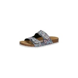 Lico Damen Pantolette "Pantolette Bioline", Gr. 37, grau, Synthetik, Schuhe
