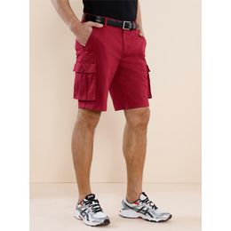 CLASSIC Herren Bermudas, rot, Gr. 46, unifarben, 98% Baumwolle, 2% Elasthan, Hosen