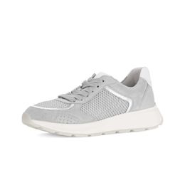 Gabor Damen Sneaker "Sneaker low", Gr. 43, grau, Schuhe