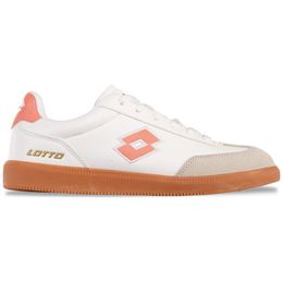 Lotto Damen Sneaker, Gr. 41, wei&szlig;, Synthetik, unifarben mit Farbeinsatz, Schuhe, - in Kinder- und Kleinkinder-Gr&ouml;&szlig;en erh&auml;ltlich