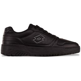 Lotto Damen Sneaker, Gr. 43, schwarz, Kunstfaser, Synthetik, Schuhe, - vielseitig zu kombinieren