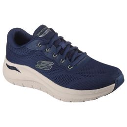 Skechers Herren Sneaker "ARCH FIT 2.0", Gr. 48,5, blau, Textil, Schuhe, Trainingsschuh, Schn&uuml;rschuh mit komfortabler Innensohle