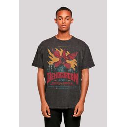 F4NT4STIC Herren T-Shirt "Stranger Things Demogorgon Netflix TV Series", schwarz, Gr. XL, Obermaterial: 100% Baumwolle, Shirts, Premium Qualit&auml;t