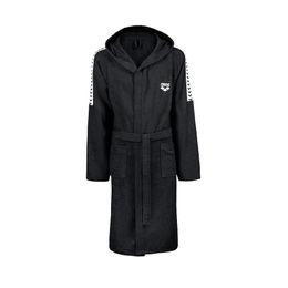 arena Athletic Robe 'TEAM STRIPE' male Black size M