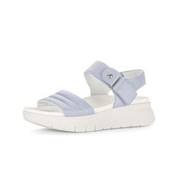 Gabor Damen Plateausandaletten "Plateau Sandale", Gr. 40, blau, Schuhe