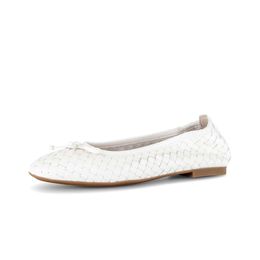 Gabor Damen Ballerina "Eleganter Ballerina", Gr. 44creme, Schuhe