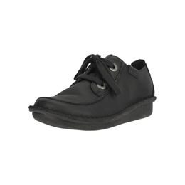 Clarks Damen Schn&uuml;rschuh "Funny Dream", Gr. 42, schwarz, Leder, Schuhe, in stilvoller vintage-inspirierter Optik