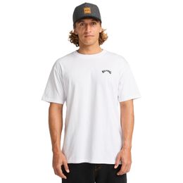 Billabong Herren Sporttop "Arch Crew", wei&szlig;, Gr. M, Obermaterial: 100% Baumwolle., Tops