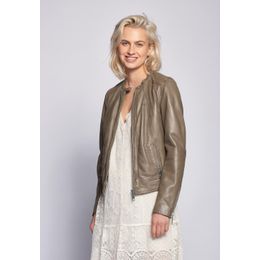Maze Damen Lederjacke "Grenada", braun, Gr. L, Obermaterial: 100% Lammleder. Futter: 100% Polyester, Jacken