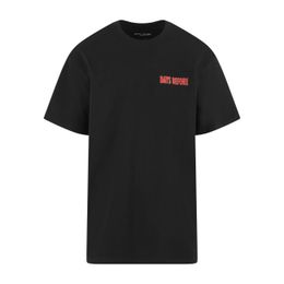 T-Shirt "Upscale by Mister Tee Days Before Overize Tee", Jungen, Gr. L, schwarz, 100% Baumwolle, UPSCALE BY MISTER TEE, bedruckt, oversize, Rundhals, Shirts T-Shirt