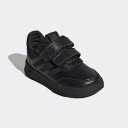 Klettschuh "TENSAUR HOOK AND LOOP", adidas Sportswear, Gr. 24, schwarz, Synthetik, Textil, Schuhe, f&uuml;r Kinder mit Klettverschluss