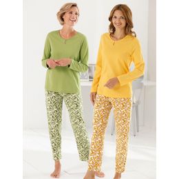w&auml;schepur W&Auml;SCHEPUR Damen Schlafanzug, Gr. 44, bunt, 100% Baumwolle, Homewear-Sets