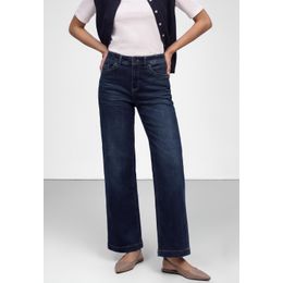 Loose-fit-Jeans Street One, Damen, Gr. 34, L&auml;nge 30, deep indigo soft washed, Jeans, 72% Baumwolle, 25% Polyester, 3% Elasthan, unifarben, lang, Jeans, im Loose Fit
