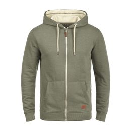 Blend Herren Kapuzensweatjacke "BHHulker"ivy gr&uuml;n, Gr. S, unifarben, Sweatware, 60% Baumwolle, 40% Polyester, Sweatjacken, Stilvolle