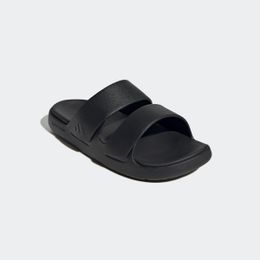 Damen Badesandale "ZNSORY-SANDALEN", adidas Sportswear, Gr. 40,5, schwarz, Synthetik, Schuhe, Badelatschen