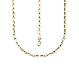 Firetti Damen Collierkettchen "Schmuck Geschenk Silber 925 Kugelkettengliederung 2,5 mm breit", 45, Silber 925 (Sterlingsilber), B: 2,5mm, gold,