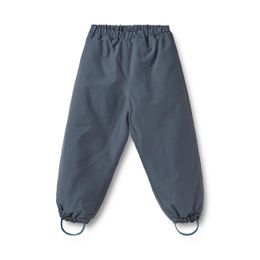 Wheat Jungen Stoffhose "Wheat Ski Pants Jay"grau blau, Gr. 152, unifarben, 100% Nylon, Hosen
