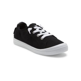 Roxy Damen Sneaker "Bayshore Plus", Gr. 11, schwarz, Obermaterial: 98, 95% Baumwolle / 1, 05% Metall, Futter: 100% Textil, Laufsohle: 100% TPR.,