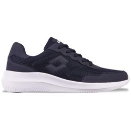 Lotto Damen Sneaker, Gr. 42navy, wei&szlig;, Kunstfaser, Synthetik, unifarben, Schuhe, - extra leicht & bequem