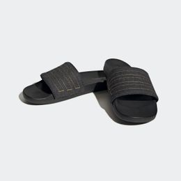Damen Badesandale "COMFORT ADILETTE", adidas Sportswear, Gr. 40,5, schwarz, Textil, Schuhe, Badelatschen