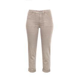STOOKER WOMEN Damen 5-Pocket-Jeans "DAVOS Colour Jogg Edition Jeeans", beige, Gr. 46, Denim/Jeans, 98% Baumwolle, 2% Elasthan, Jeans, Boyfriendjeans