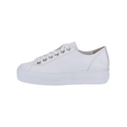 Paul Green Damen Sneaker "Paul Green Sneaker Glattleder", Gr. 40,5, wei&szlig;, Glattleder, Schuhe