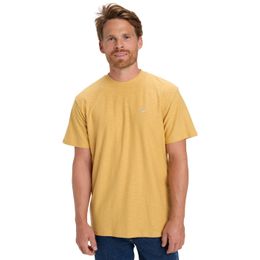 Quiksilver Herren Sporttop "Slub Roundneck"rattan, Gr. XL, Obermaterial: 100% Baumwolle., Tops