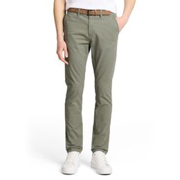 Herren Chinohose, gr&uuml;n, Gr. 36, Tom Tailor Denim, unifarben, Obermaterial: 97% Baumwolle, 3% Elasthan. Futter: 100% Baumwolle, Hosen, leicht