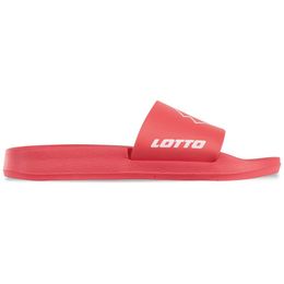 Lotto Herren Badesandale, Gr. 37, pink, Synthetik, clean, Schuhe, - mit bequemem Fu&szlig;bett