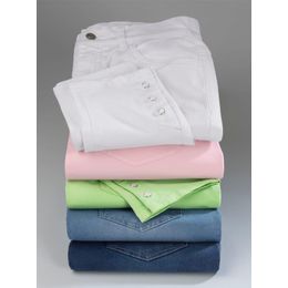Classic Basics Damen Bequeme Jeanswei&szlig;, Gr. 25, unifarben, 97% Baumwolle, 3% Elasthan, Jeans