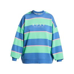 Roxy Damen Sweatshirt "Strictly Stripes Oversized"katydid stripy soul, Gr. XL, Obermaterial: 60% Walkfrottier, 40% Microfaser;, Sweatshirts