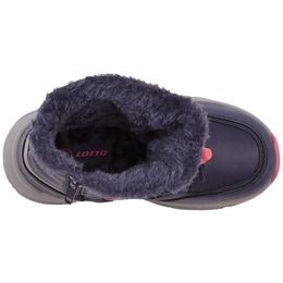 Lotto M&auml;dchen Winterboots, Gr. 25, bunt, Synthetik, Textil, mehrfarbig, Schuhe, - mit Rei&szlig;verschluss auf der Innenseite
