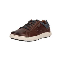 Clarks Herren Sneaker "Mapstone", Gr. 46, braun, Leder, Schuhe, im sportlich-eleganten Design