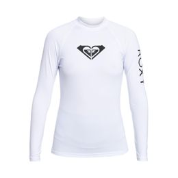Roxy Damen Sporttop "Whole Hearted", wei&szlig;, Gr. L, Obermaterial: 84% Microfaser, 16% Elasthan;, Tops