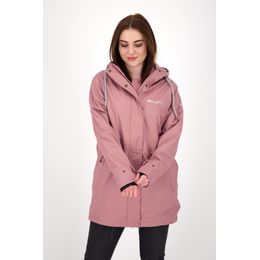 DEPROC Active Damen Regenjacke "Friesennerz NEW ELLESMERE", lila, Gr. 36, 100% Polyester, Jacken, auch in Gro&szlig;en Gr&ouml;&szlig;en erh&auml;ltlich