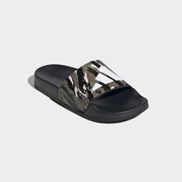 M&auml;dchen Badesandale "ADILETTE SHOWER LOGO KIDS SANDALE", adidas Sportswear, Gr. 38core schwarz, chalk wei&szlig;, tent gr&uuml;n, Synthetik, Schuhe,