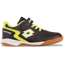 Lotto M&auml;dchen Hallenschuh, Gr. 31, schwarz, Synthetik, mehrfarbig, Schuhe, - auch f&uuml;r den Hallensport