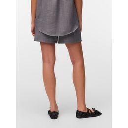 V&eacute;ro Moda VERO MODA Damen Shorts "VMMELANEY SHORTS WVN GA NOOS", grau, Gr. XL, meliert, Web, Obermaterial: 100% Polyester, Hosen