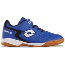 Lotto M&auml;dchen Hallenschuh, Gr. 33, blau, Synthetik, mehrfarbig, Schuhe, - auch f&uuml;r den Hallensport