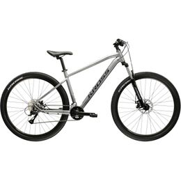 KROSS Mountainbike "Hexagon 3.0", 38cm, 27,5+ Zoll (69,85cm) hinten: 27,5+ Zoll (69,85cm), grau, Fahrr&auml;der