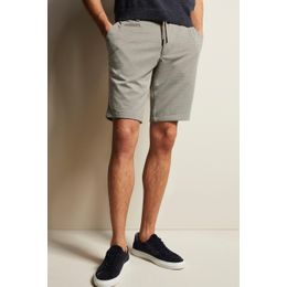 Bugatti Herren Bermudas, beige, Gr. 50, 81% Polyester, 16% Viskose, 3% Elasthan, Hosen, mit Kordelzug