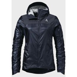 Sch&ouml;ffel SCH&Ouml;FFEL Damen Outdoorjacke "Hybrid Jkt Flow Trail L", blau, Gr. 42, Oberstoff : Aussenmaterial: 100% Nylon (Membran: Polyurethan) Oberstoff