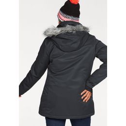 Polarino Damen Skijacke, schwarz, Gr. 42, unifarben, Web, Obermaterial: 100% Polyester. Besatz: 100% Polyester. Futter: 100% Polyester. Wattierung:
