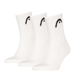 Head Herren Kurzsocken "Head ALL SPORTS TRAINING SHORT CREW", Gr. 39wei&szlig;, Baumwollmischung, Socken, mit gepolsterte Sohle f&uuml;r D&auml;mpfung und