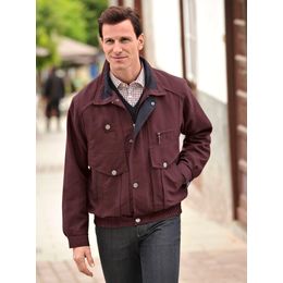 Marco Donati Herren Blouson, rot, Gr. 52, unifarben, 100% Polyester, Jacken